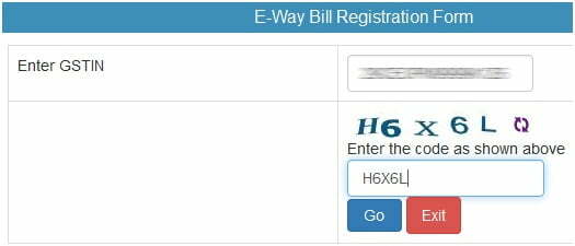 E Way Bill Login SignUp For E Way Bill Registration